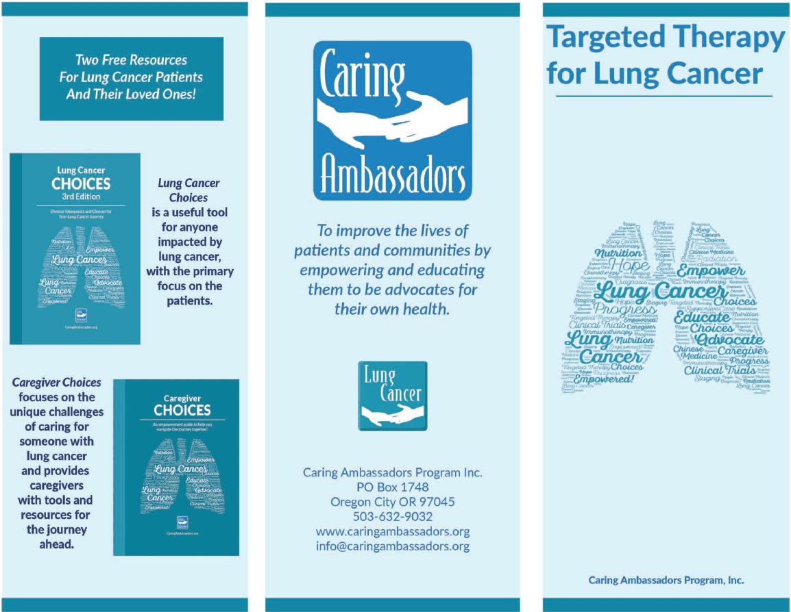 Targeted Therapy for Lung Cancer Brochure | Caring Ambassadors